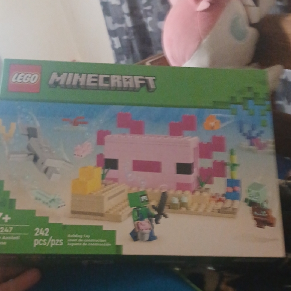 Lego | Toys | Lego Minecraft Axolotl Adventure Set | Poshmark